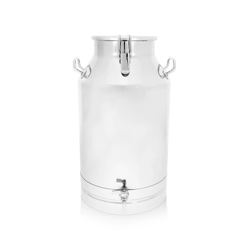 Stainless steel milk can with tap - Serowar